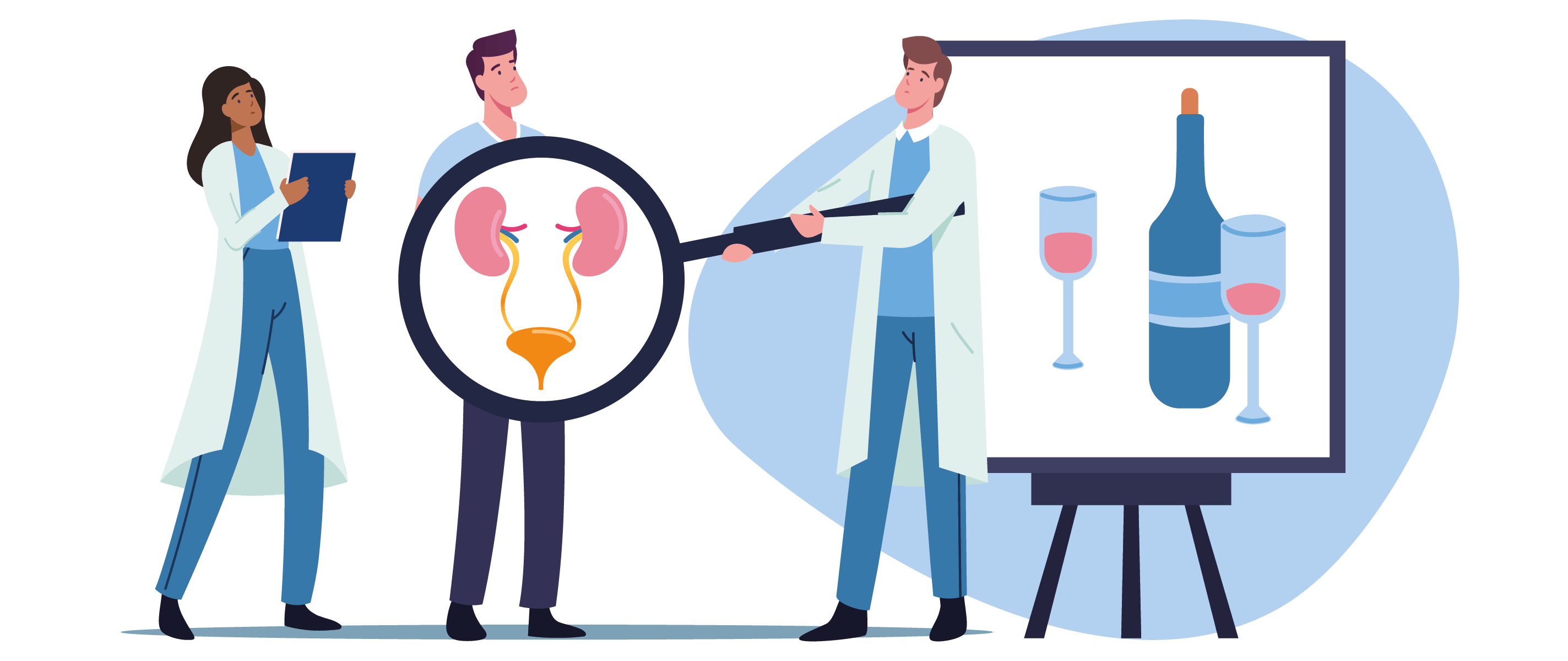 Short and long-term effects of alcohol on the bladder